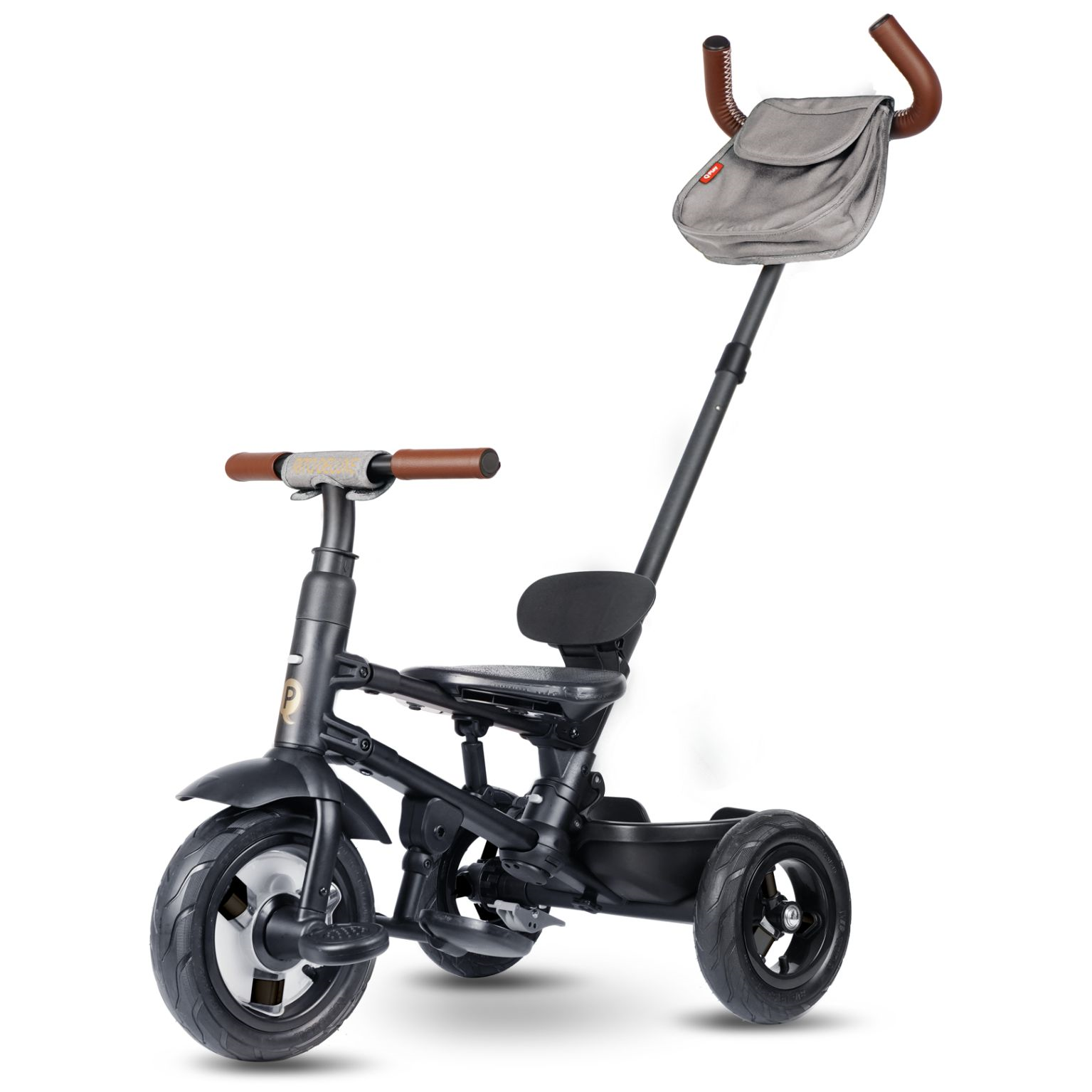 RITO DELUXE -תלת אופן מתקפל לתינוקות קיו פליי ריטו דלוקס מפואר אפור ⚡ roly